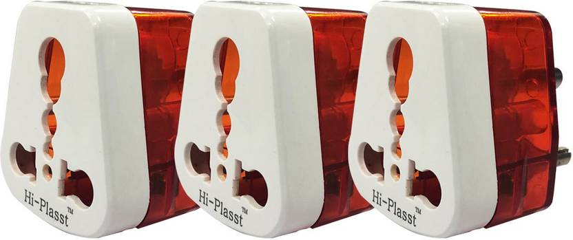 HI-PLASST (3PCS) BIG SIZE 15A Plug , 3 Pin Universal Socket Conversion ...