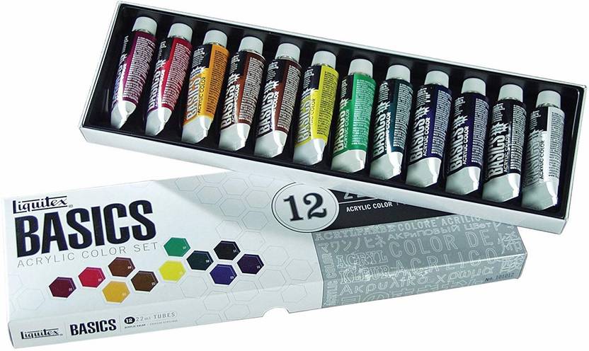 Flipkart.com | Liquitex Basics Acrylic Paint Set of 12