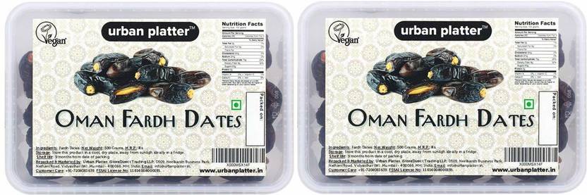 Urban Platter Fardh Dates from Oman, 1Kg Dates Price in India - Buy ...