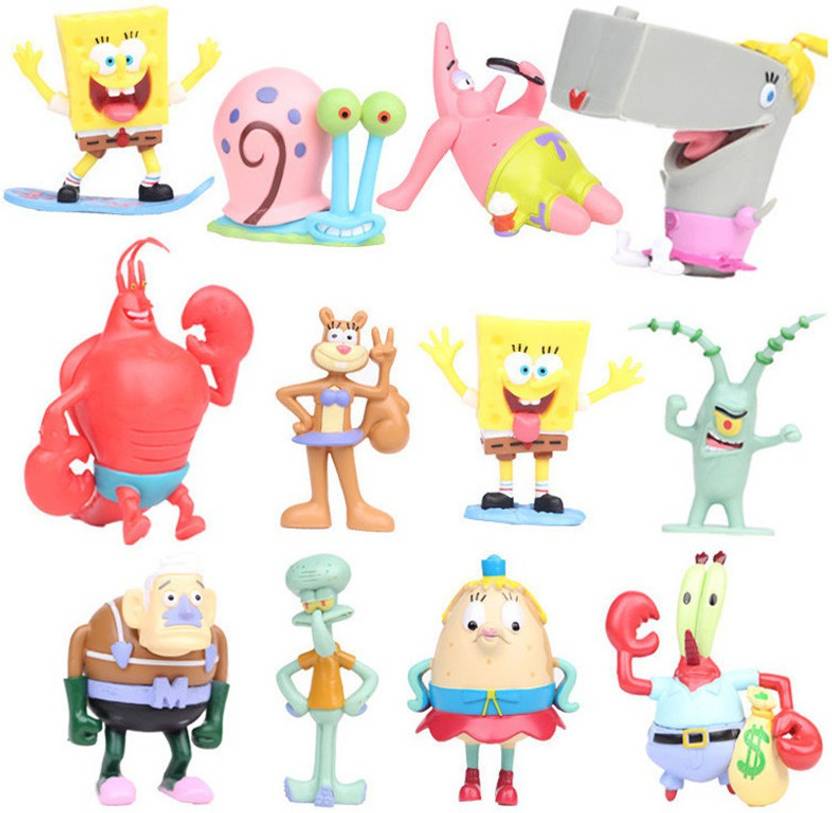 smart anime buy Spongebob Squarepants Set Of 12 Pcs. Spongebob ...