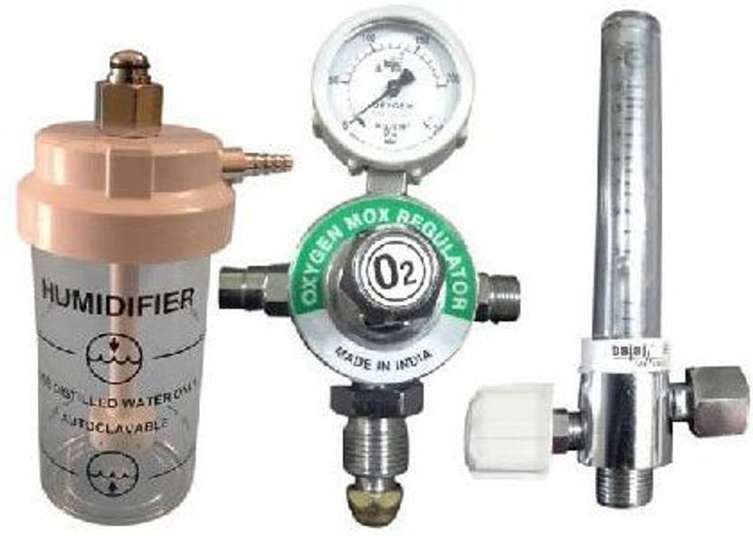 Oxy Life Oxygen Regulator with Pressure Reducing Valve with Flow Meter ...