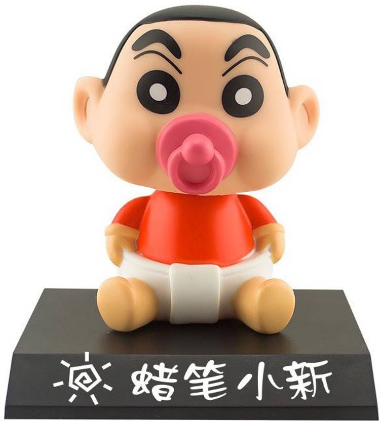 Toy Mela Cute Shichan Car Dashboard Bobble Head With Stand - Cute ...