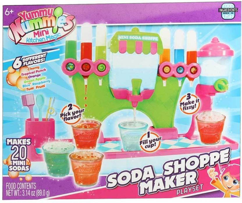 Yummy Nummies Mini Kitchen Playset Soda Shoppe Maker - Mini Kitchen ...
