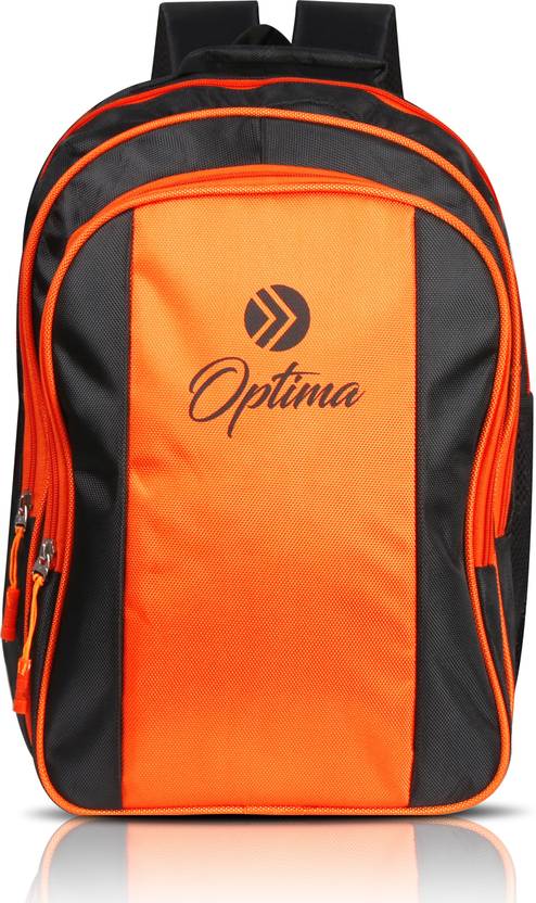 Optima Multi Zipper & Heavy Duty 30 L Laptop Backpack Orange - Price in ...