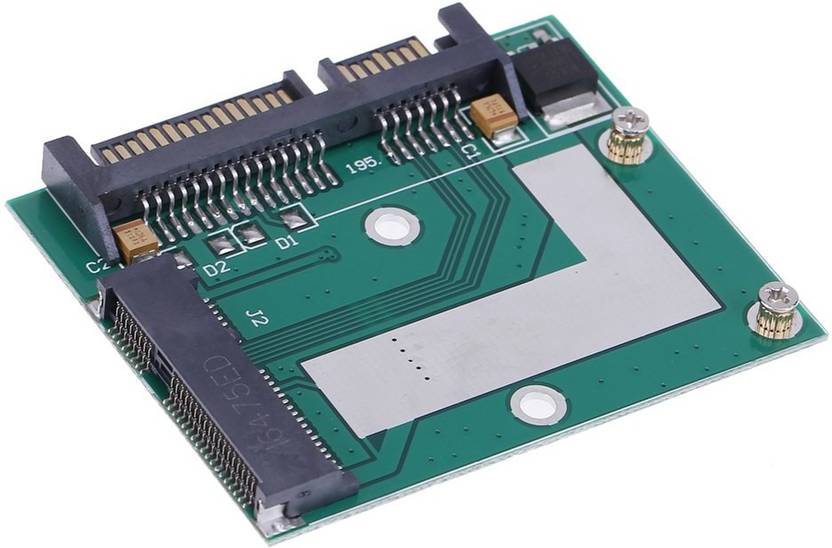 Buyyart New Mini PCIe mSATA to 2.5" SATA III Converter Adapter Card ...