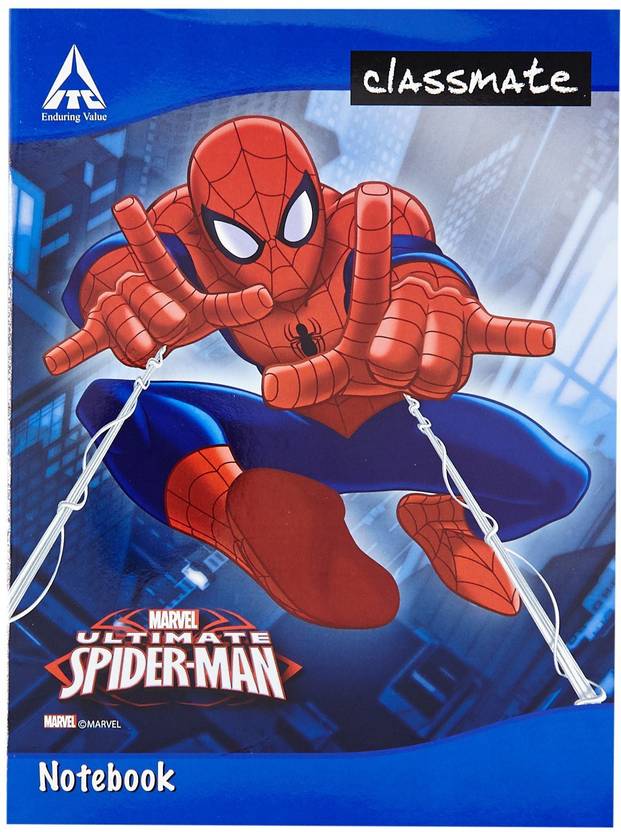 Classmate ULTIMATE SPIDERMAN Regular Notebook DOUBLE LINE 180 Pages ...