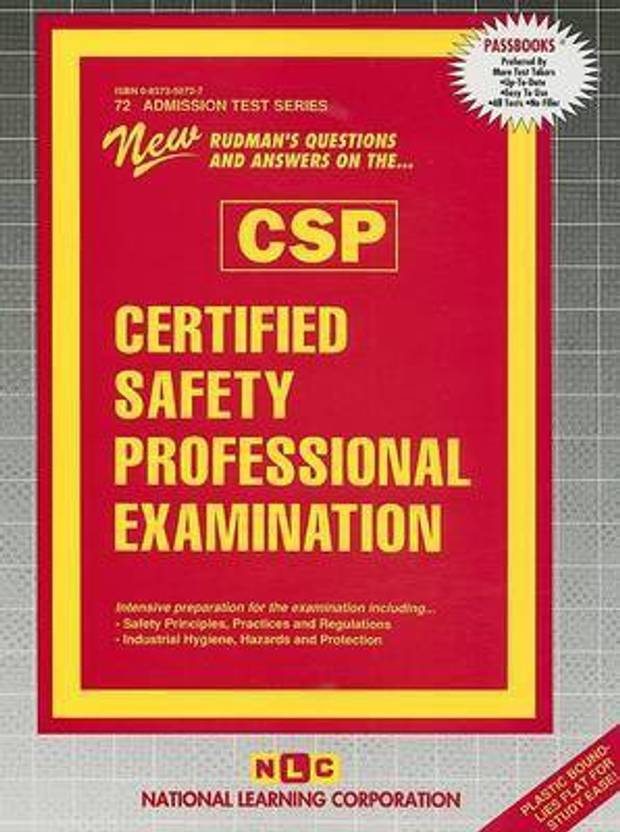 Certified Safety Professional Examination (CSP): Buy Certified Safety ...