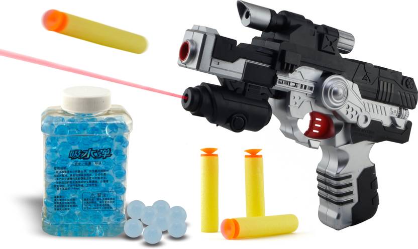 WISHKEY 2 in 1 Water Bullet Gun with Water Ball Bullets and Soft Foam ...