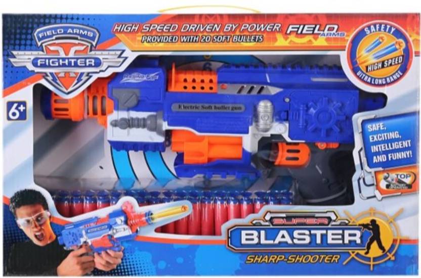 Aava Retail Field Arms Fighter Super Blaster Sharp Shooter with 20 Soft ...