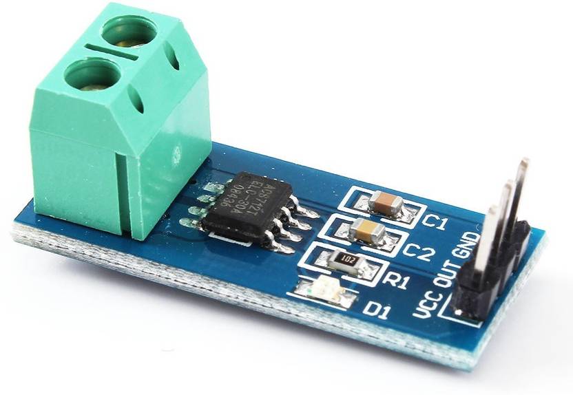 Raspberry Pi ACS 712 Current Sensor Module 30 A Current Sensor Micro ...
