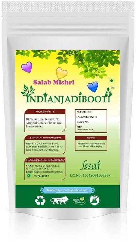 IndianJadiBooti Salab Mishri Salam Misri, 100g Price in India - Buy ...