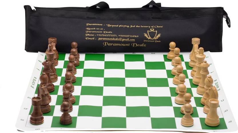 Paramount Dealz Prof. Vinyl 20 inch Chess Mat with Collector Editn ...