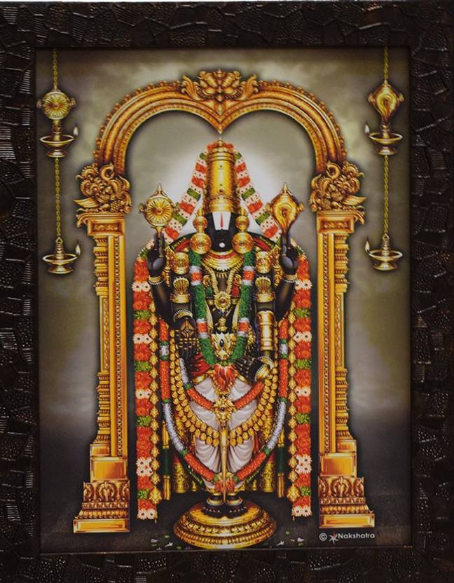 Puja N Pujari God Photo Frames Tirupati Balaji Photo Frame for Wall ...
