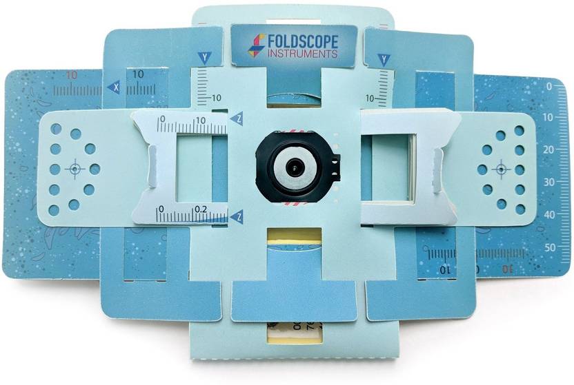 Simple Days Foldscope Basic Plus Kit - Foldable DIY Paper Microscope ...