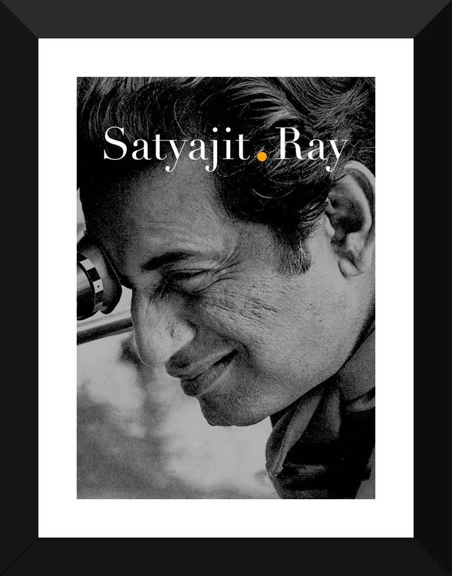 Satyajit Ray Poster - Small Poster Paper - Framed (12 x 17 inches ...