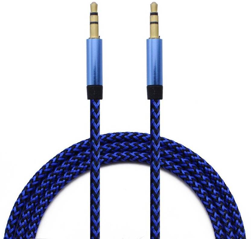 Voltegic AUX Cable 1 m ™Tangle-Free 3.5mm Jack Male to Male Car Aux ...