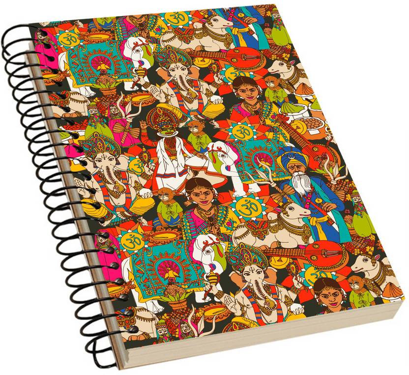 Clickplick Innovative Acrylic Notebook A5 Notebook Single Rule 100 ...