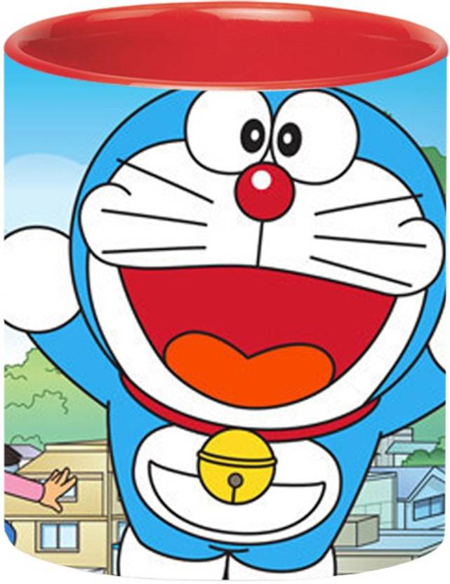 ARTBUG Doraemon -1240-Red Ceramic Coffee Mug Price in India - Buy ...