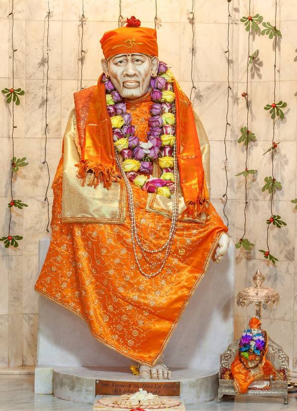 Sai Baba In Orange Motivational Poster|Inspirational Poster|Posters for ...