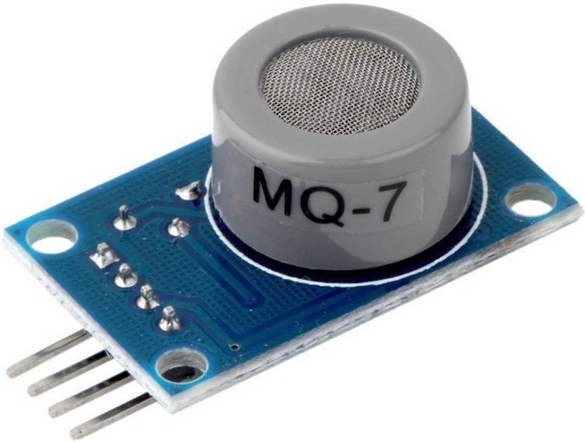 Raspberry Pi MQ7 Carbon monoxide Gas Sensor Security Circuit and Motion ...