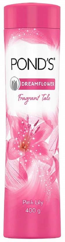 PONDS Dreamflower Fragrant Talc, Pink Lilly, 400g 12 - Price in India ...