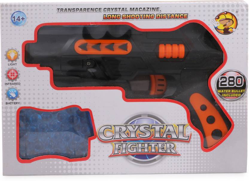Deltro Kids Crystal Fighter Toy Gun with Water Crystal Bullets - Play ...