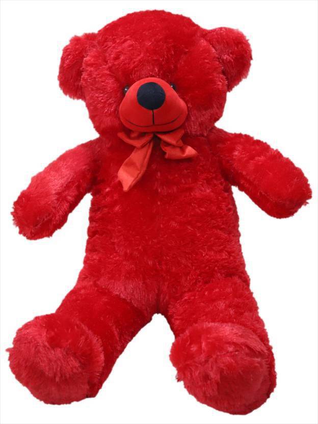 PRANEHA ENTERPRISES 4 FEET BEAUTIFUL RED TEDDY BEAR (VALENTINE DAY AND ...