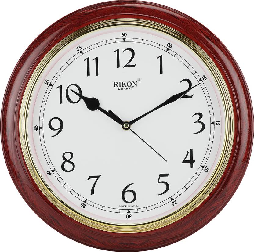 Rikon Analog 31.5 cm X 31.5 cm Wall Clock Price in India - Buy Rikon ...