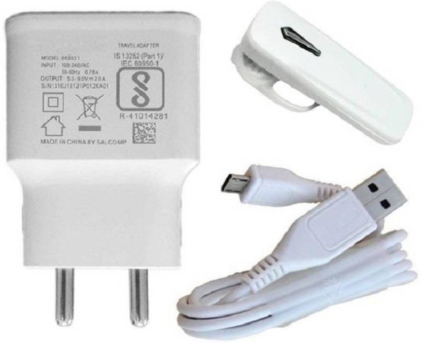vivo Wall Charger Accessory Combo for Vivo Y11, V5 Plus, V3, V7, V7 ...