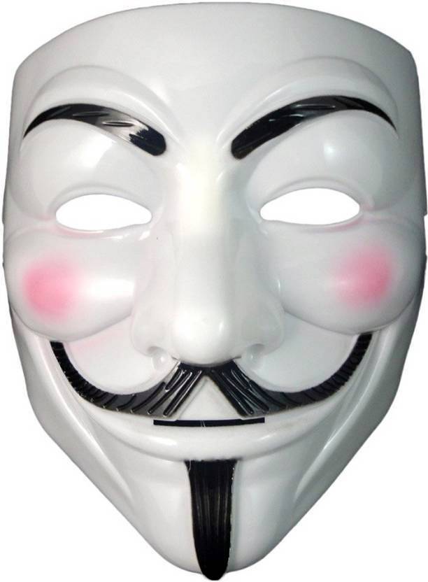 Lolprint V for Vendetta Mask Comic Face Anonymous Guy Fawkes Party Mask ...