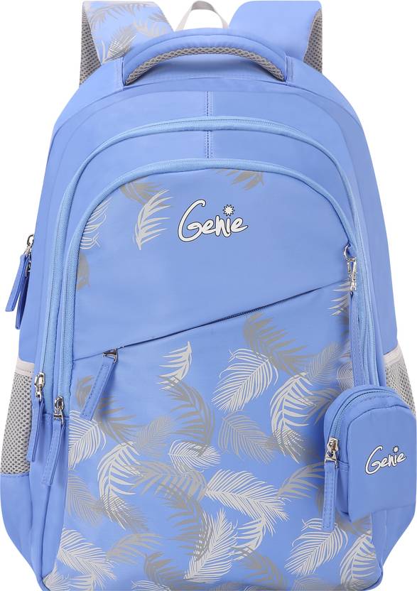 Genie Lush Blue 17 inch Backpack 27 L Laptop Backpack Blue - Price in ...