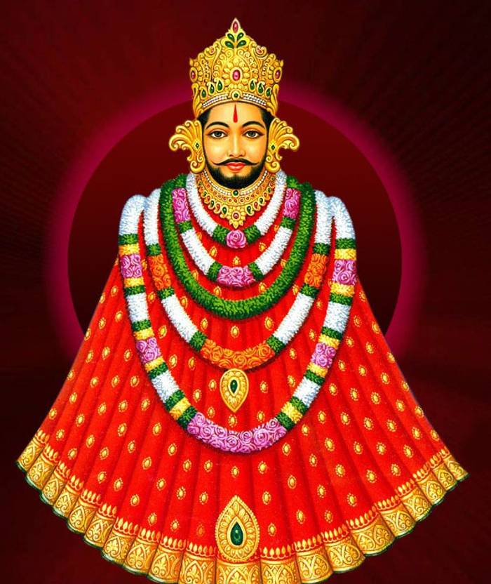 Lord Khatu Shyam Ji (ii) Wall Poster Print on Art Paper 13x19 Inches ...