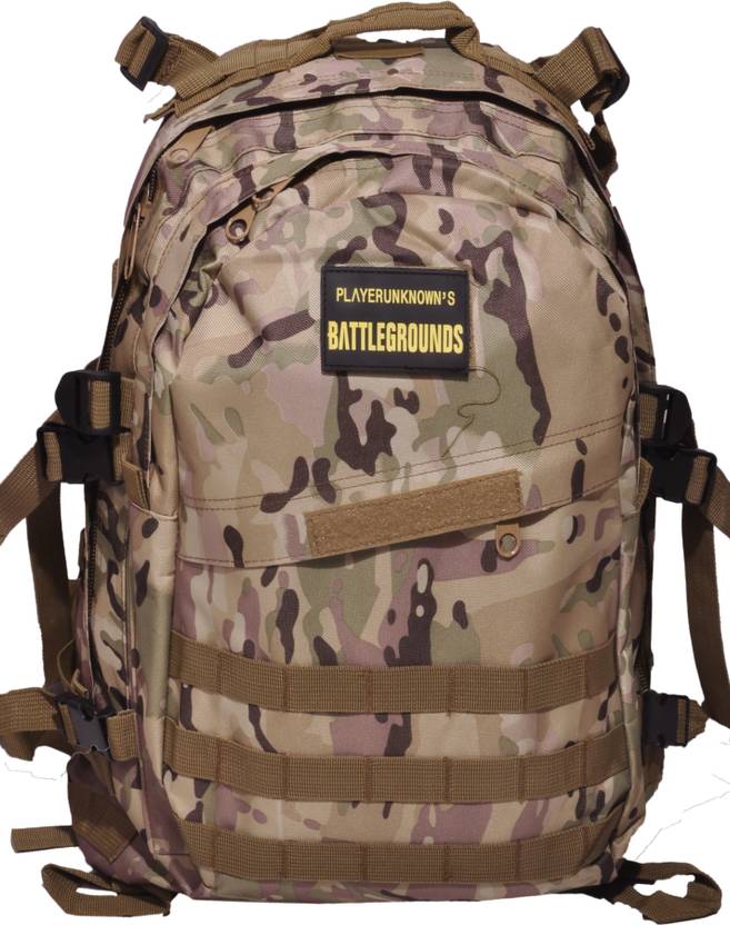 PUBG Level 3 camouflage 45 L Laptop Backpack green - Price in India ...