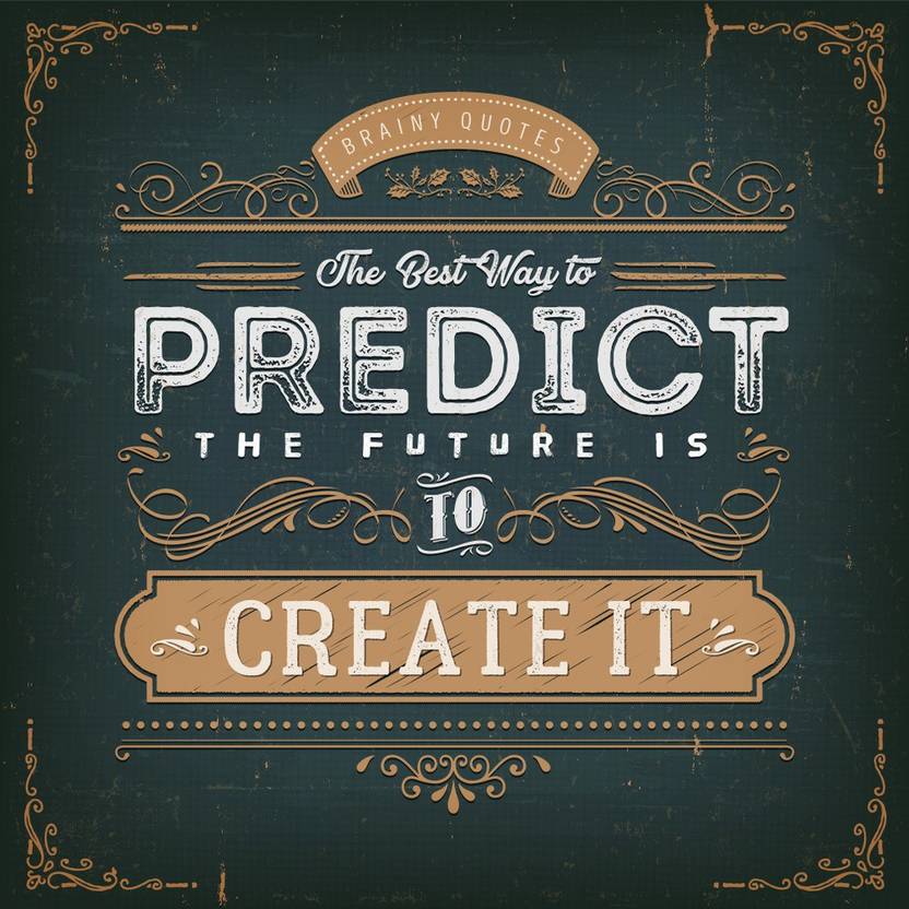 the best way to predict the sticker poster|Motivational Poster ...