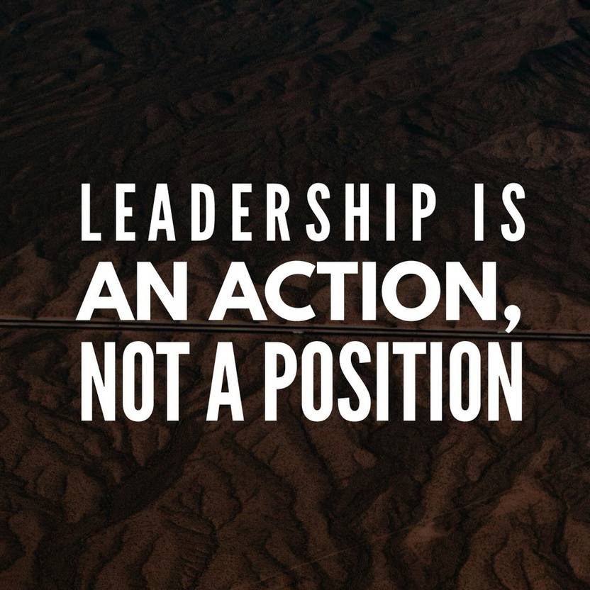 leadership is an action sticker poster|Motivational Poster ...