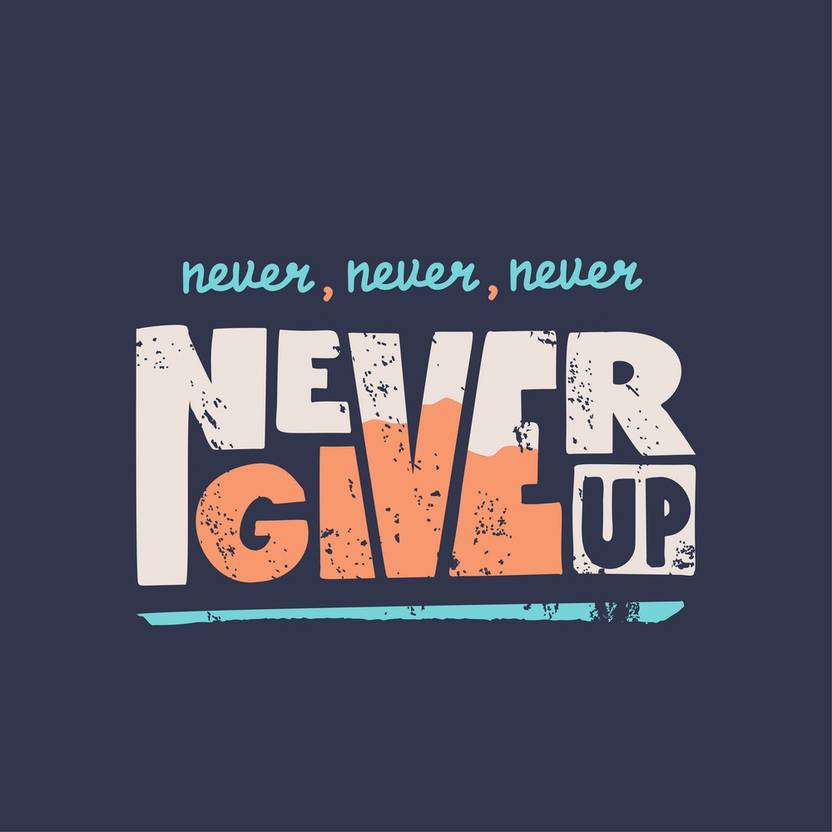 never give up |Motivational Poster|Inspirational Poster|Gym poster|All ...