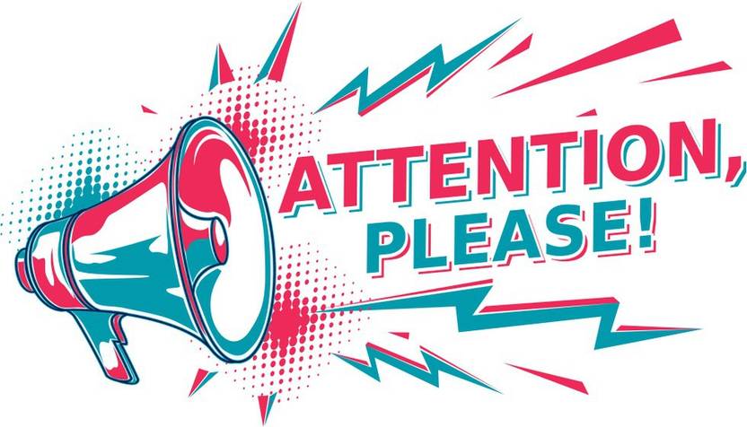 Attention please sticker poster|Motivational Poster|Inspirational ... Attention please sticker poster|Motivational Poster|Inspirational ...