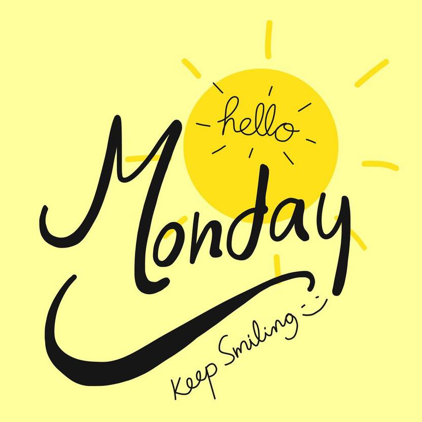Hello Monday Motivational Poster Inspirational Poster Gym Poster All