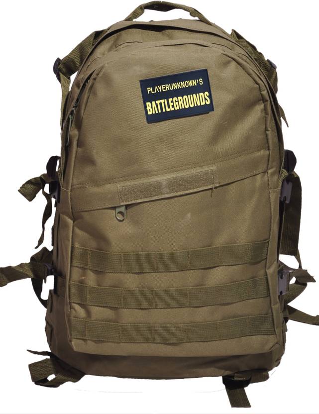 PUBG Level 3 camouflage 45 L Laptop Backpack Military green - Price in ...