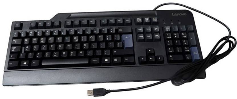 Lenovo (SK-8825 Black) Wired USB Desktop Keyboard - Lenovo : Flipkart.com