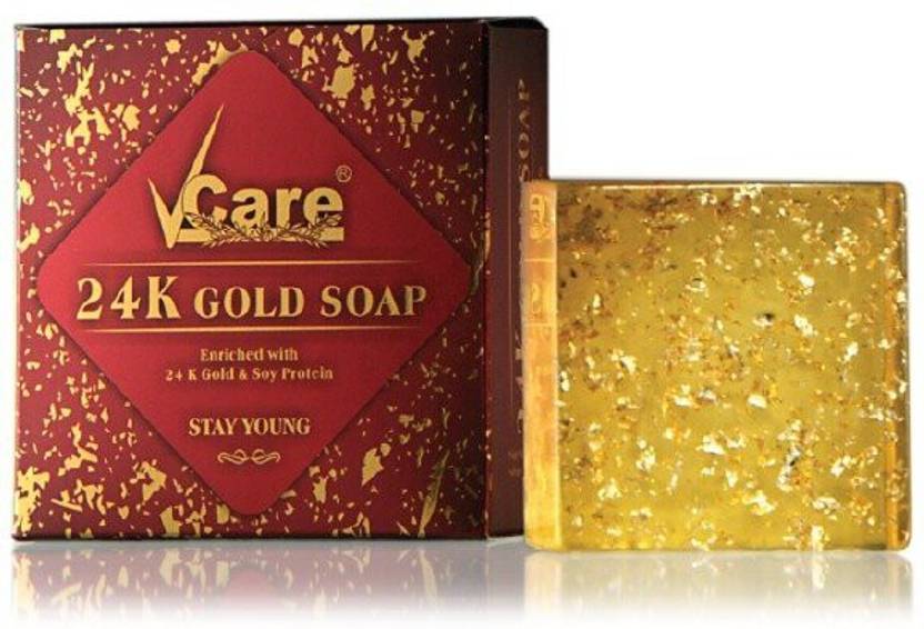 Vcare 24K Gold Soap( pack of 2 ) - Price in India, Buy Vcare 24K Gold ...
