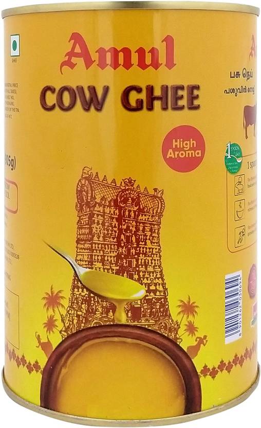 Amul High Aroma Cow Ghee 1 L Tin Price in India - Buy Amul High Aroma ...