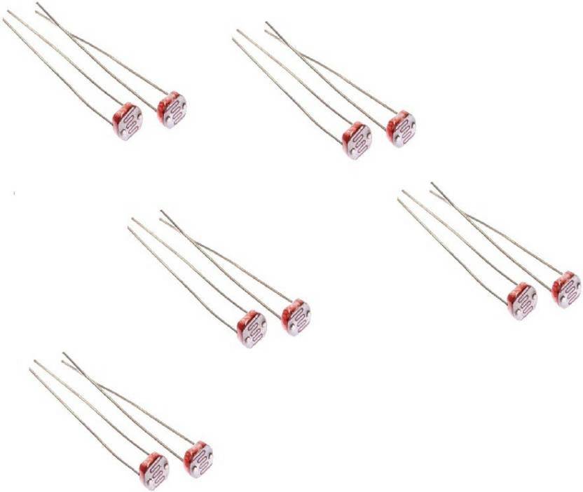 TechWiz LDR 5mm Light Resistor PhotoResistor Light Electronic Hobby Kit ... TechWiz LDR 5mm Light Resistor PhotoResistor Light Electronic Hobby Kit ...