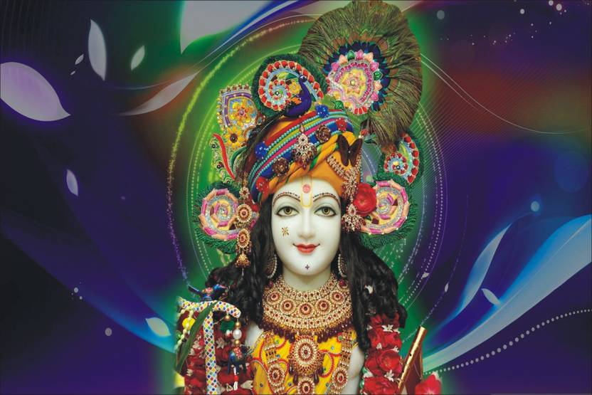 Krishan Ji Poster-Mythological/Religious Poster - Decorative wall ...