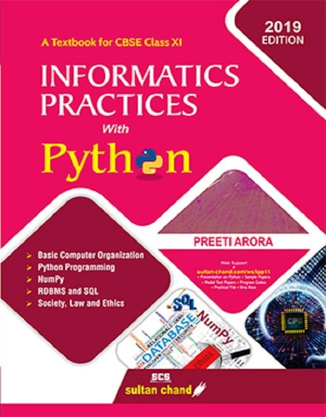Informatics Practices With Python A Textbook For Cbse Class 11 Buy Informatics Practices With