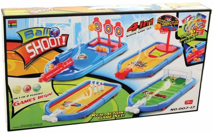 Vivir 4 in 1 Ball Shoot Game for Kids Indoor Sports Games Board Game ...