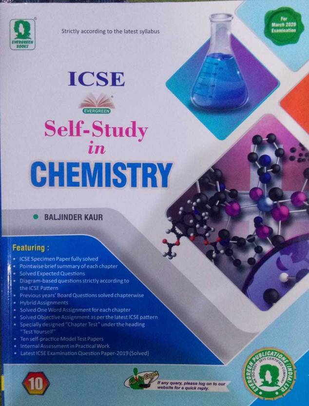 Evergreen Icse Self-Study In Chemistry (Class-10): Buy Evergreen Icse ... Evergreen Icse Self-Study In Chemistry (Class-10): Buy Evergreen Icse ...