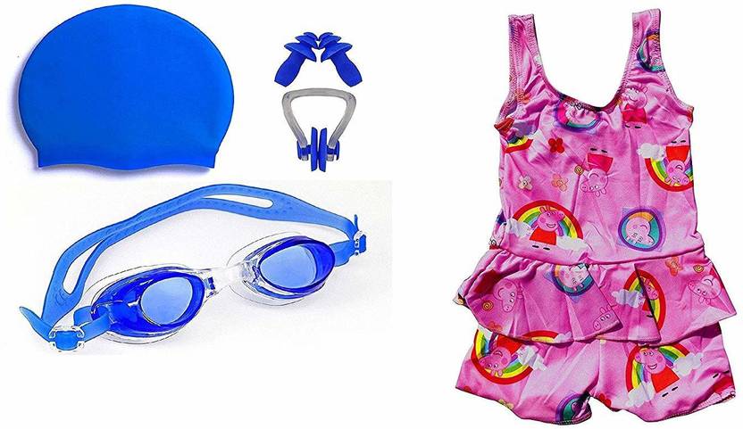 Baby & Sons Swimming Kit For Girls (2 Years to 4 years) - Combo Pack ...