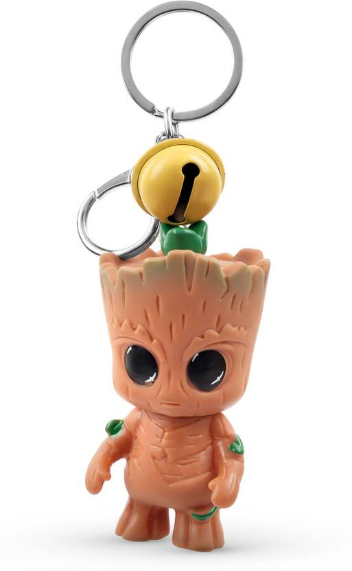 Three Shades Game Cartoon Keychains-Guardians of Galaxy Tree Man Groot ...