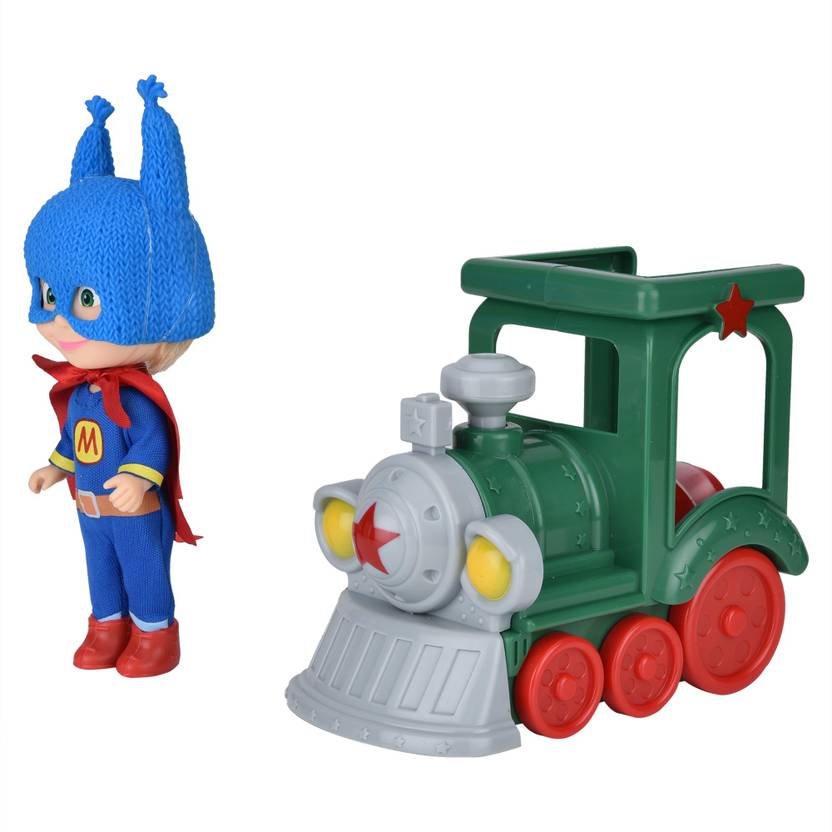 SIMBA Masha and The Bear - Doll as Super Hero with Train - Masha and ...